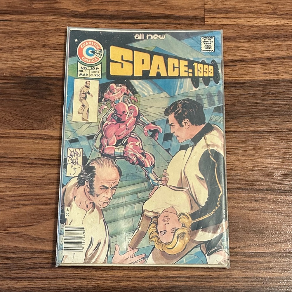 Vtg 1975 Charlton “Space: 1999 Issue #3” Sci-Fi Comic… - Gem